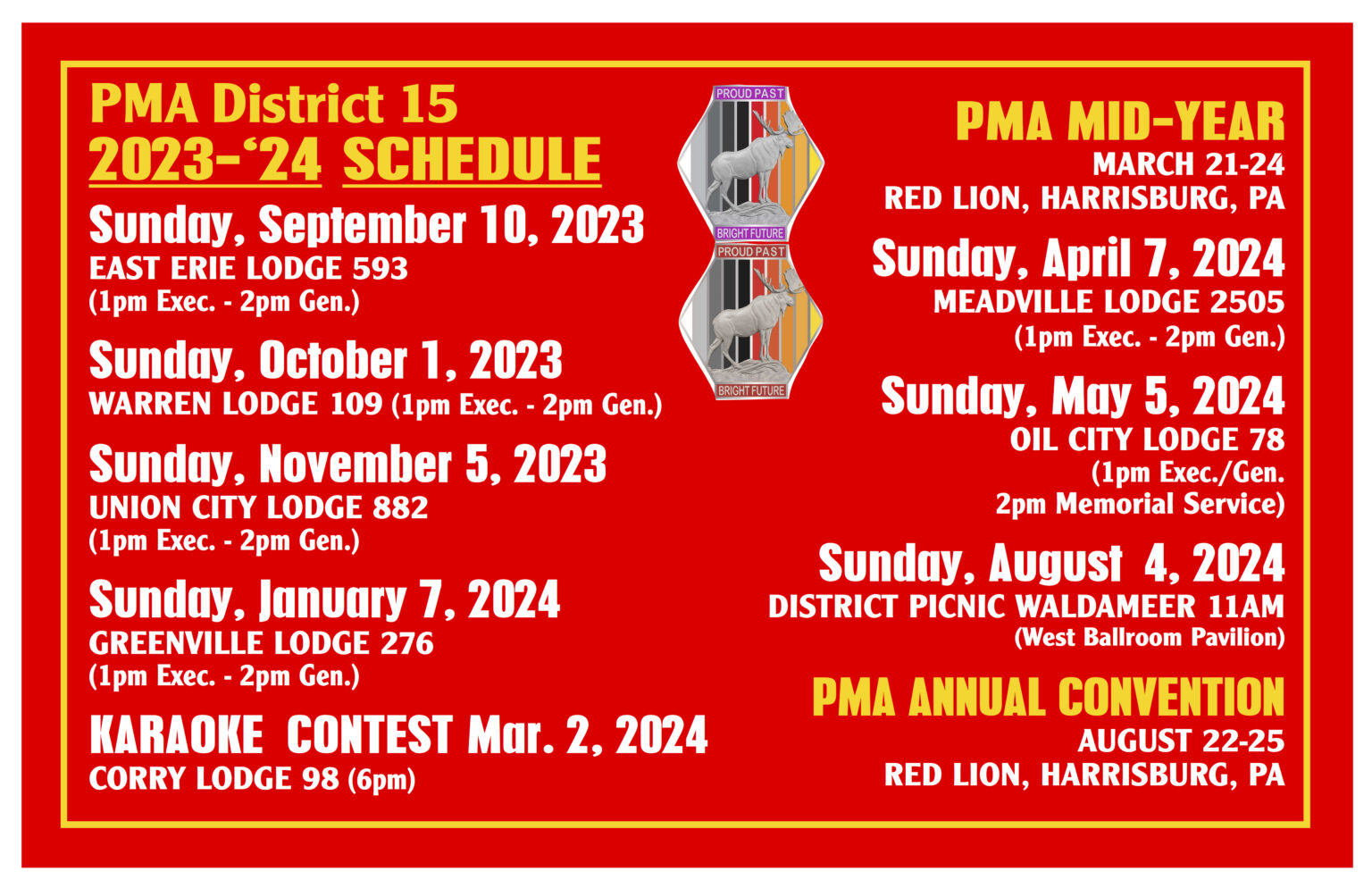 District 15 – Pennsylvania Moose Association