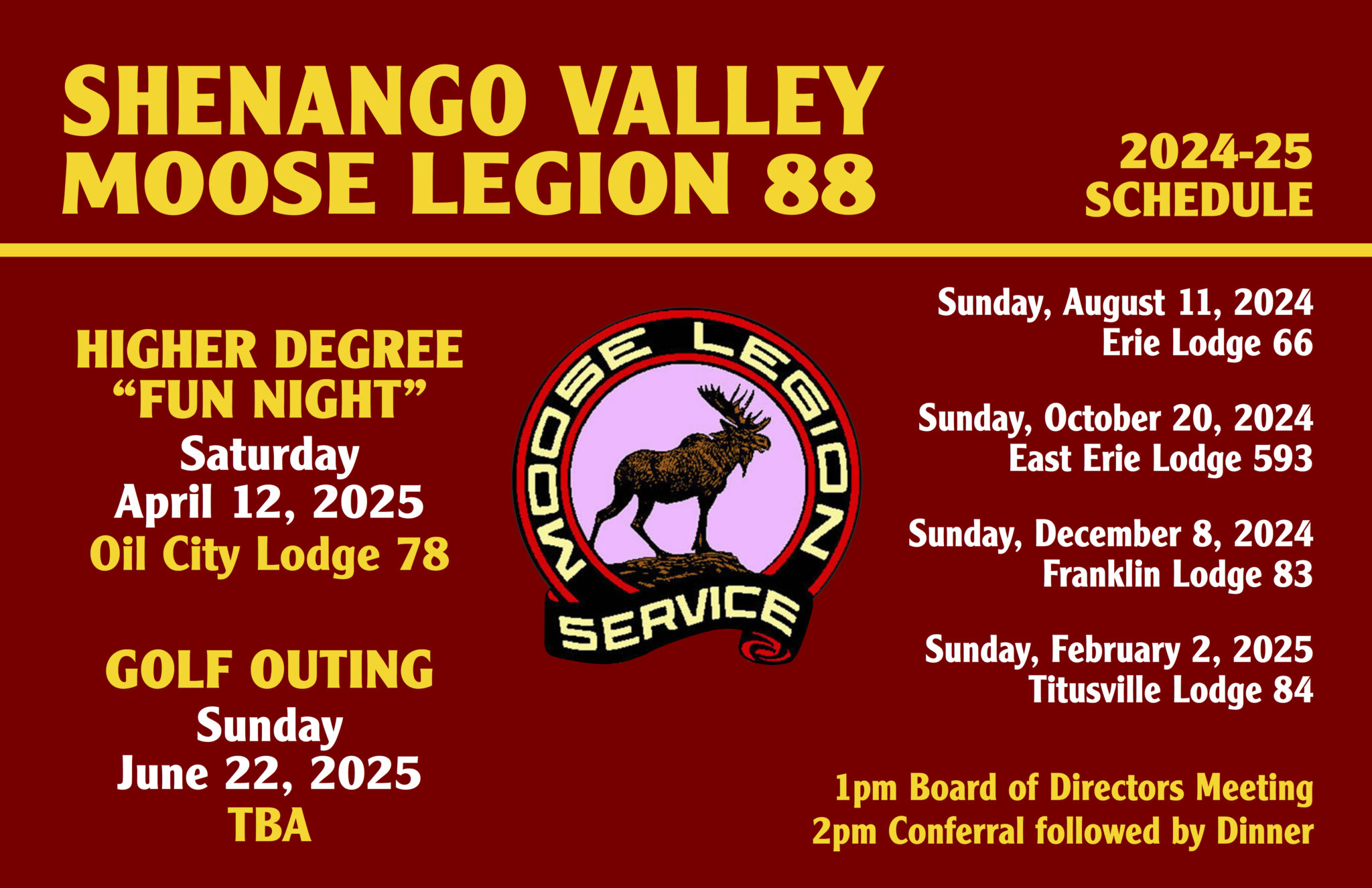 Shenango Valley 88 – Pennsylvania Moose Association