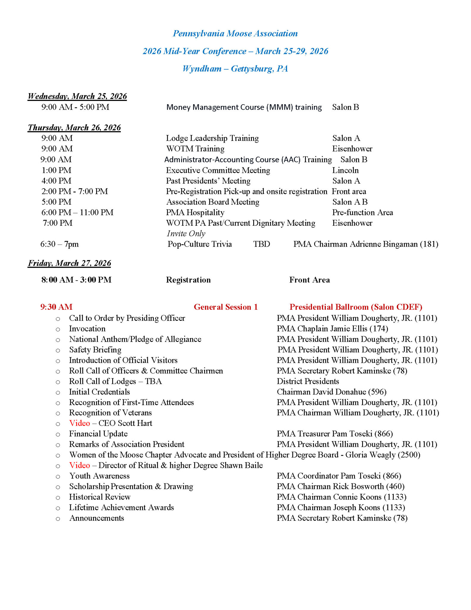 Conference – Convention