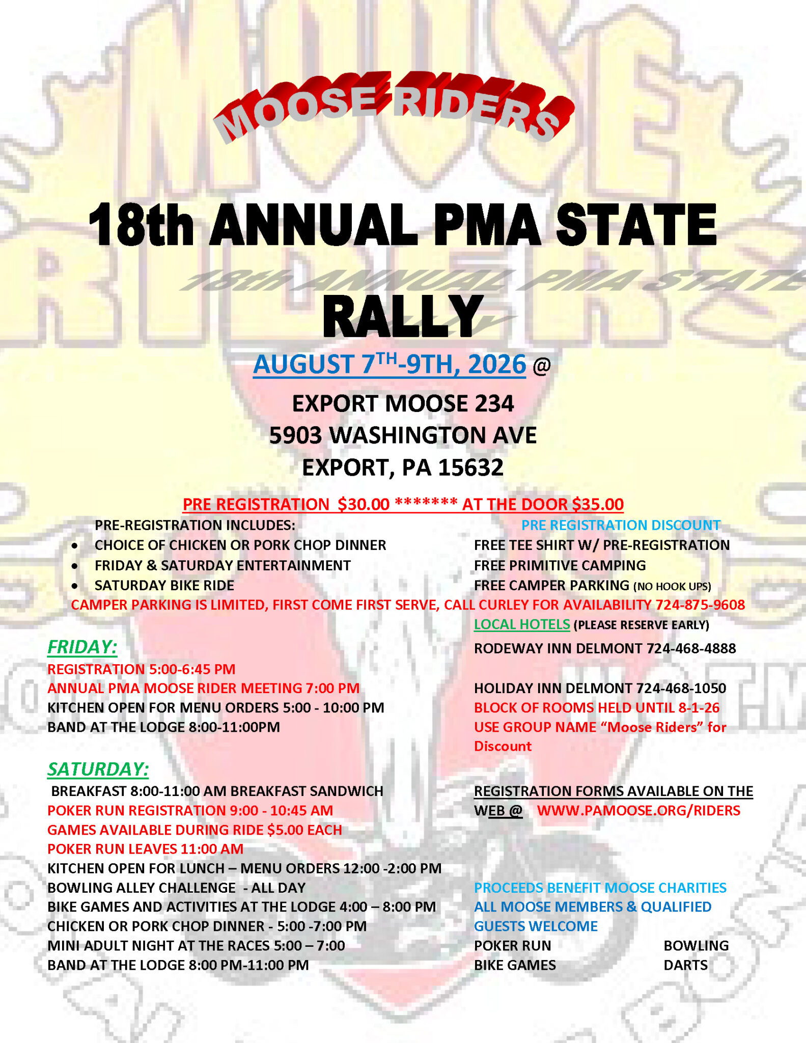 Moose Riders Rally 2026